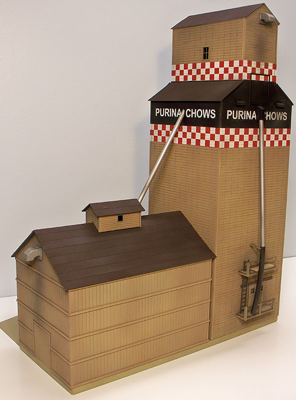 O scale Grain Elevator Kit-Purina- Nanton Elevator