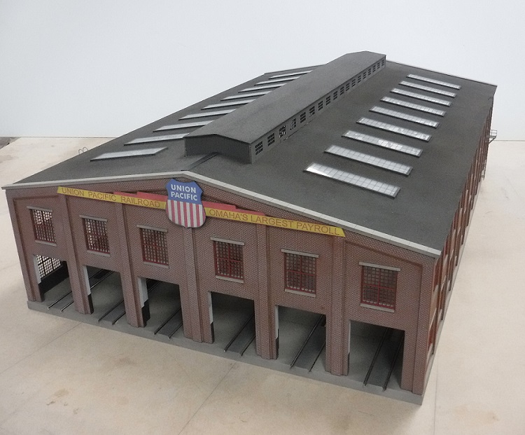 OMAHA DIESEL SHOP-UNION PACIFIC BUILDING-TRACKSIDE